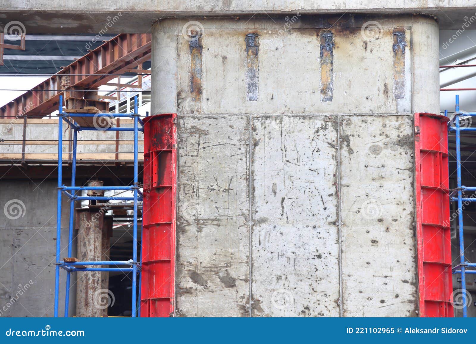 Steel Formwork For The Construction Of Reinforced Concrete Monolithic ...