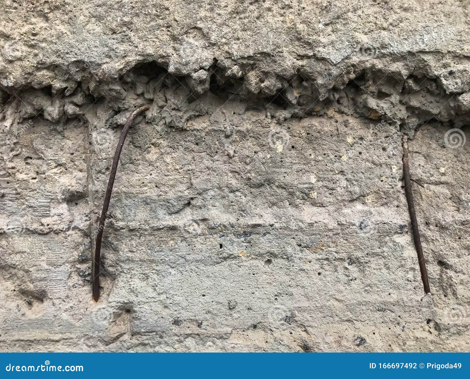 Concrete Surface with Sharp Texture Stock Photo - Image of closeup ...