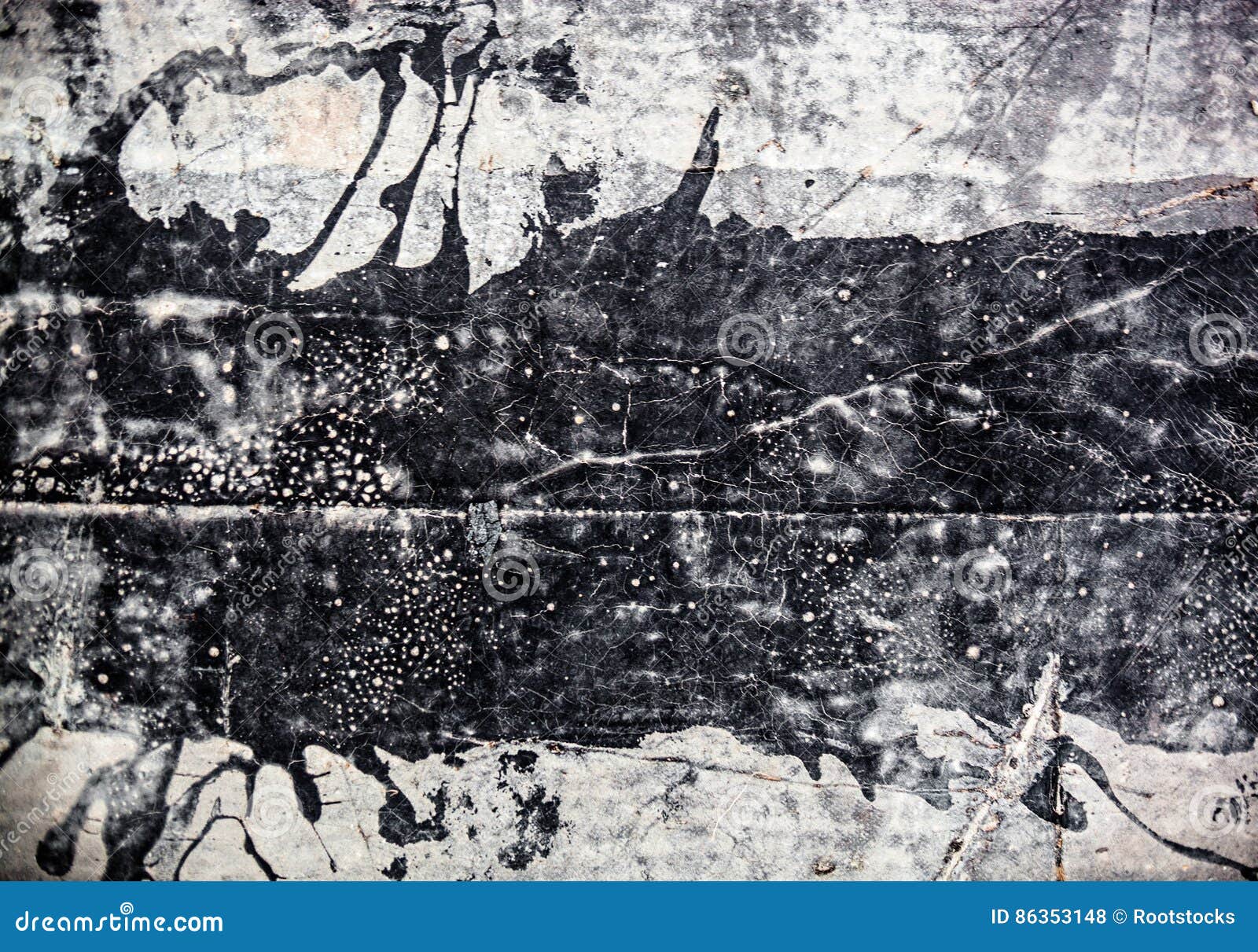 Concrete Surface Stained with Black Coal Tar Stock Photo - Image of ...