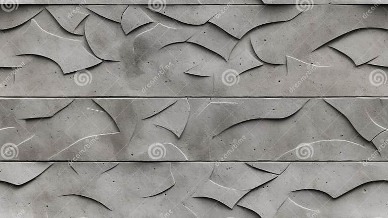 The Concrete Surface is Textured and Patterned with Repeating Tile ...