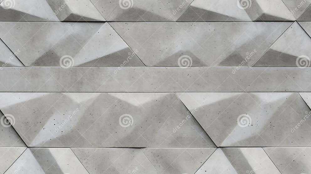 The Concrete Surface is Textured and Patterned with Repeating Tile ...