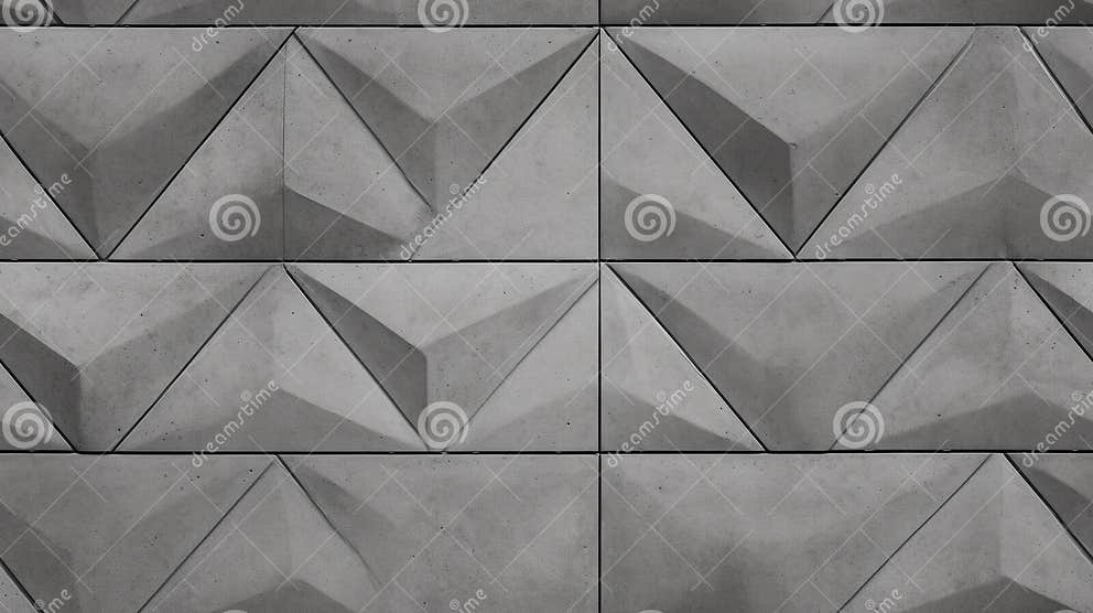 The Concrete Surface is Textured and Patterned with Repeating Tile ...