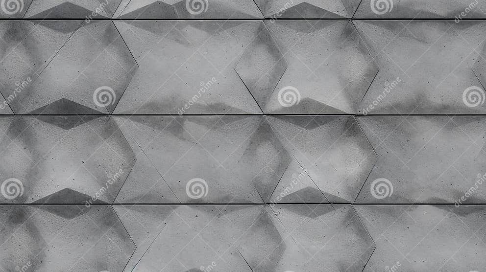 The Concrete Surface is Textured and Patterned with Repeating Tile ...