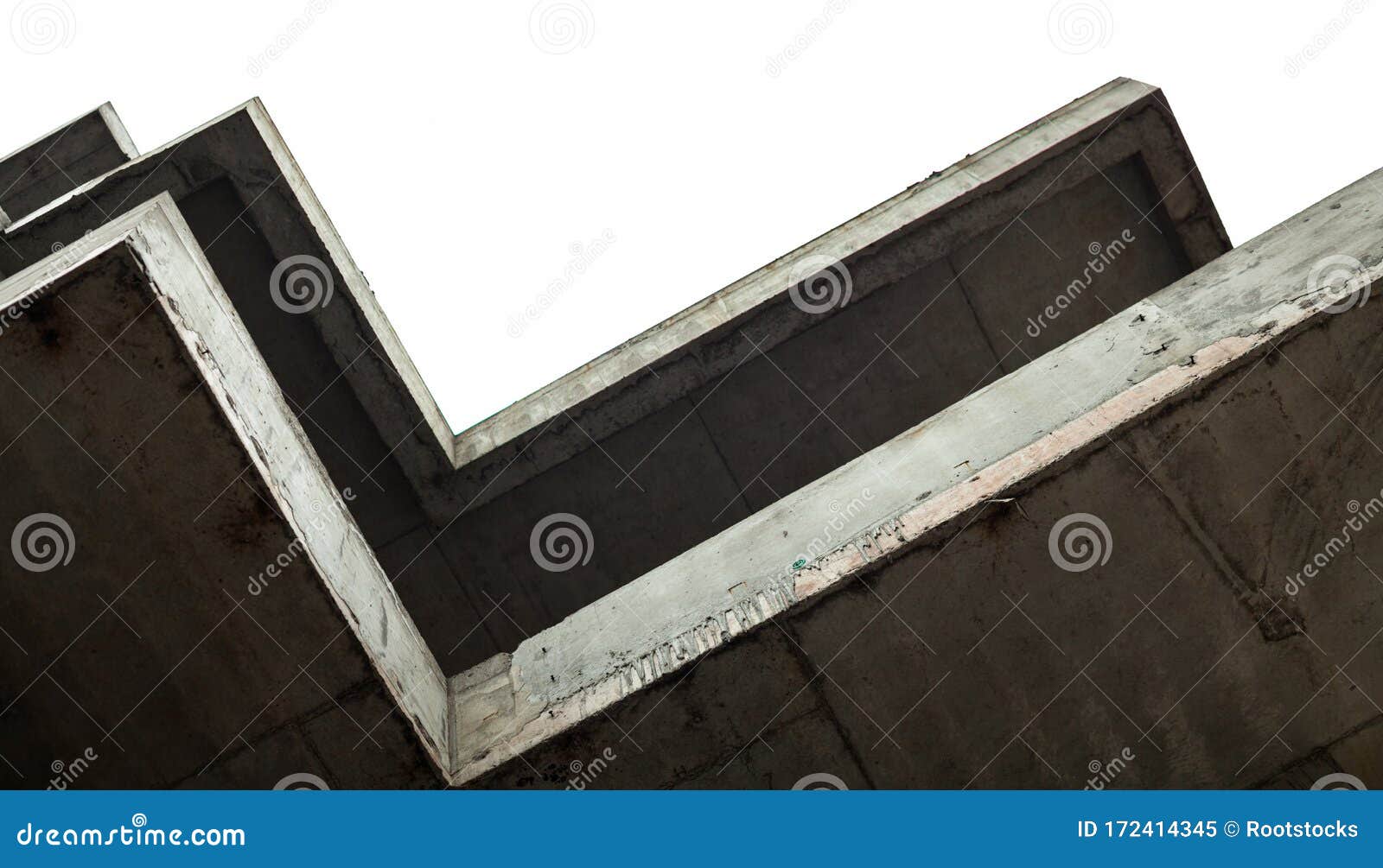 Concrete Surfaces of the Unfinished Building Stock Image - Image of ...