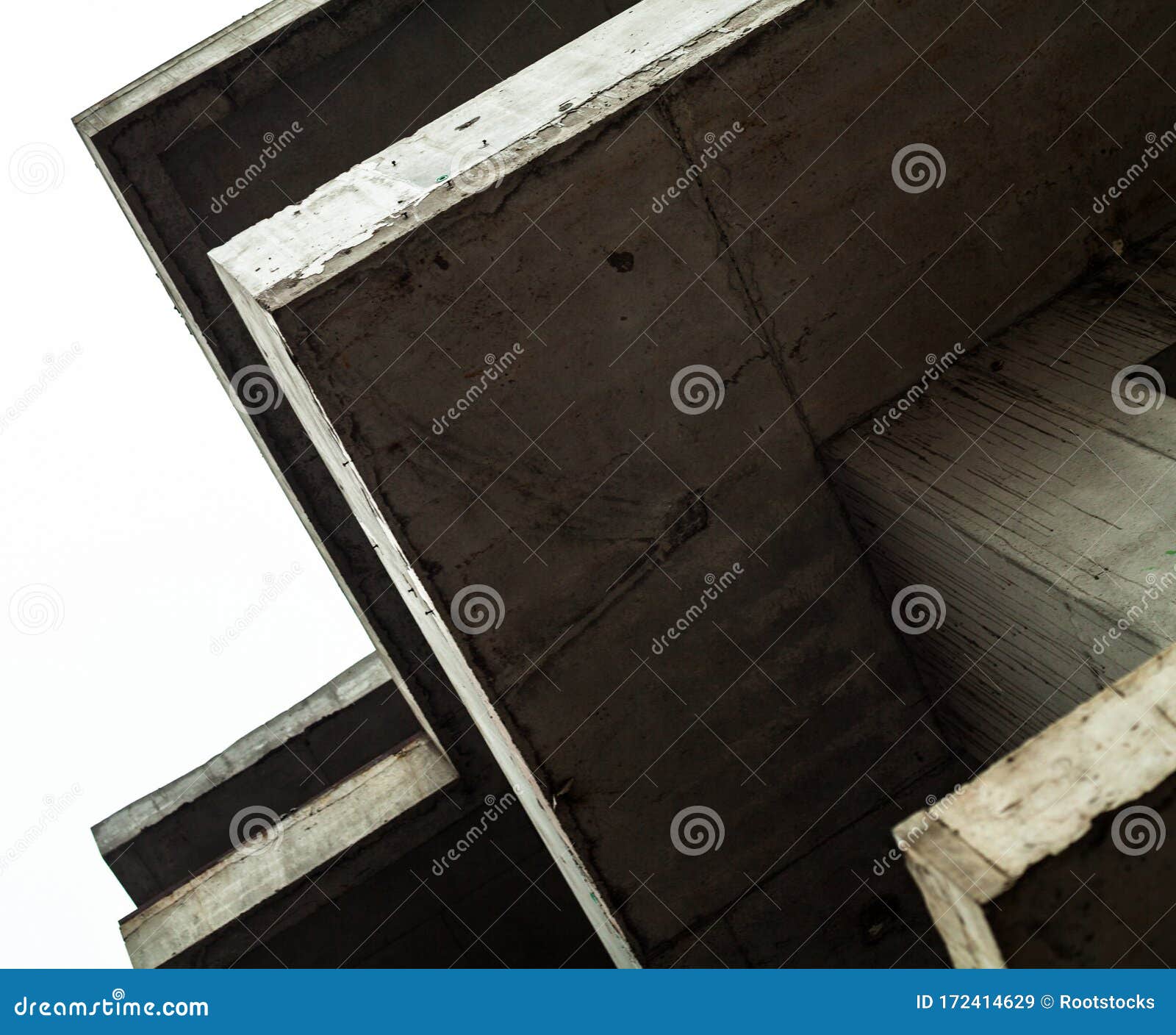 Concrete Surfaces of the Unfinished Building Stock Image - Image of ...