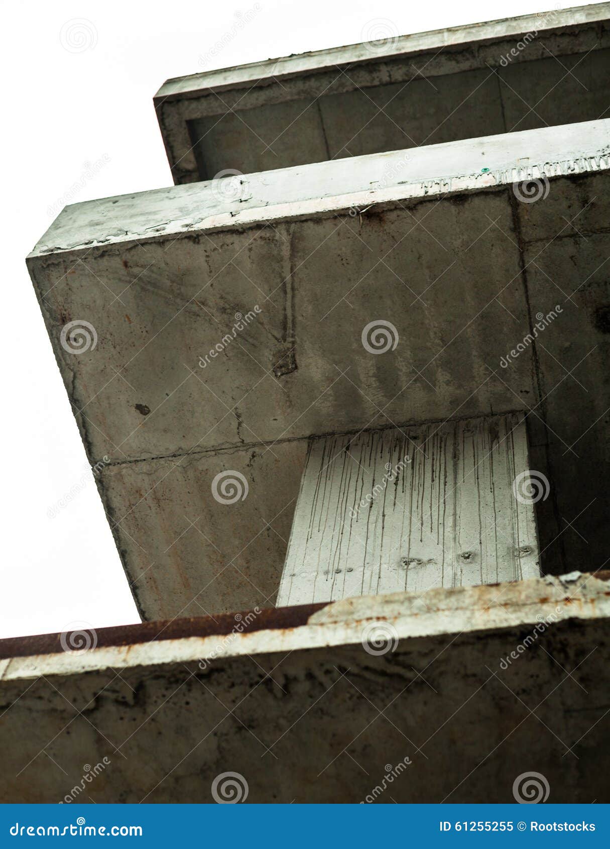 Concrete Surfaces of the Unfinished Building Stock Image - Image of ...