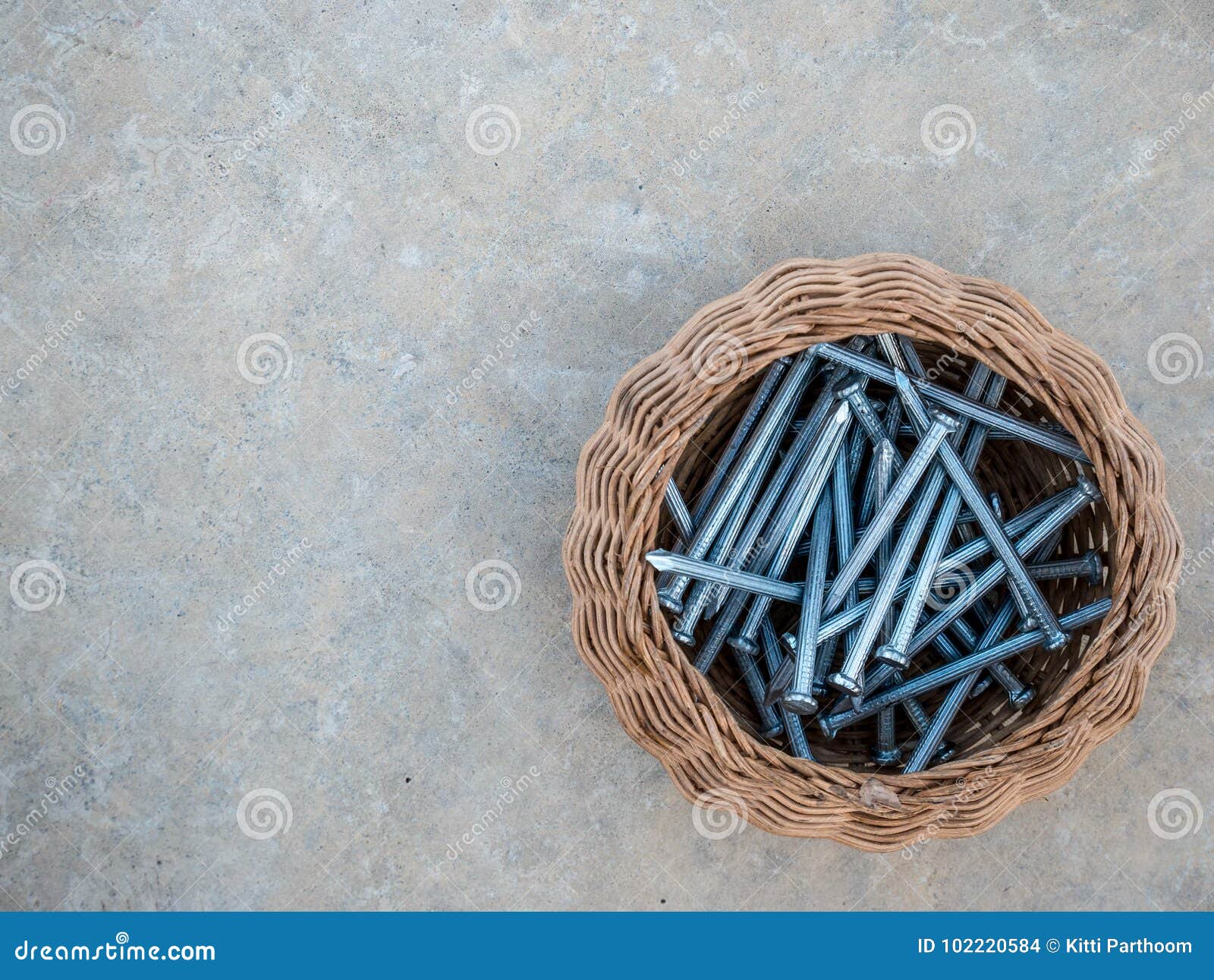 Concrete tack stock photo. Image of construction, isolated - 102220584
