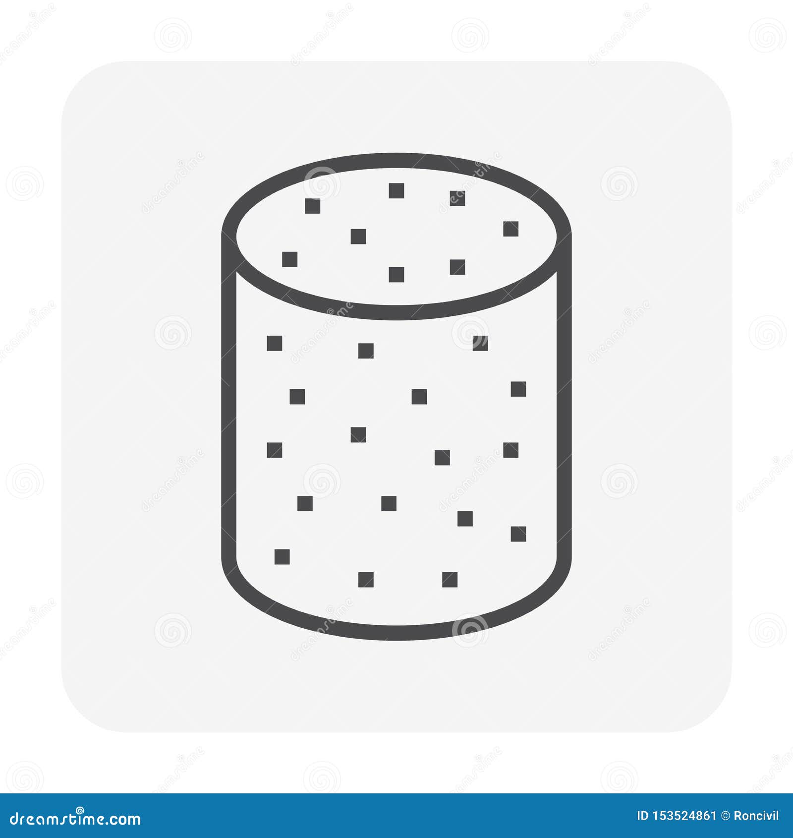 Concrete testing icon stock vector. Illustration of cube - 153524861