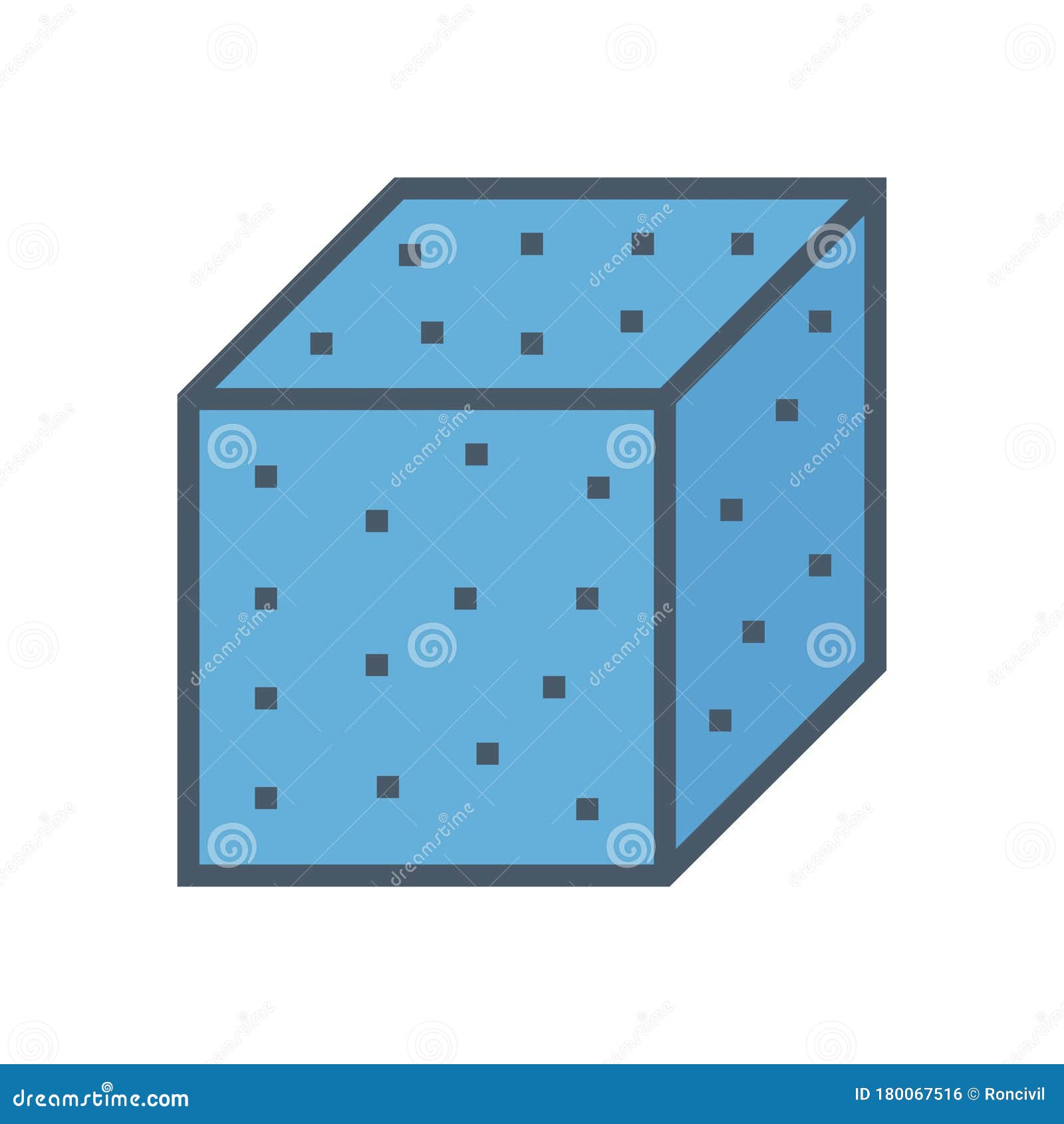 Concrete testing icon stock vector. Illustration of equipment - 180067516