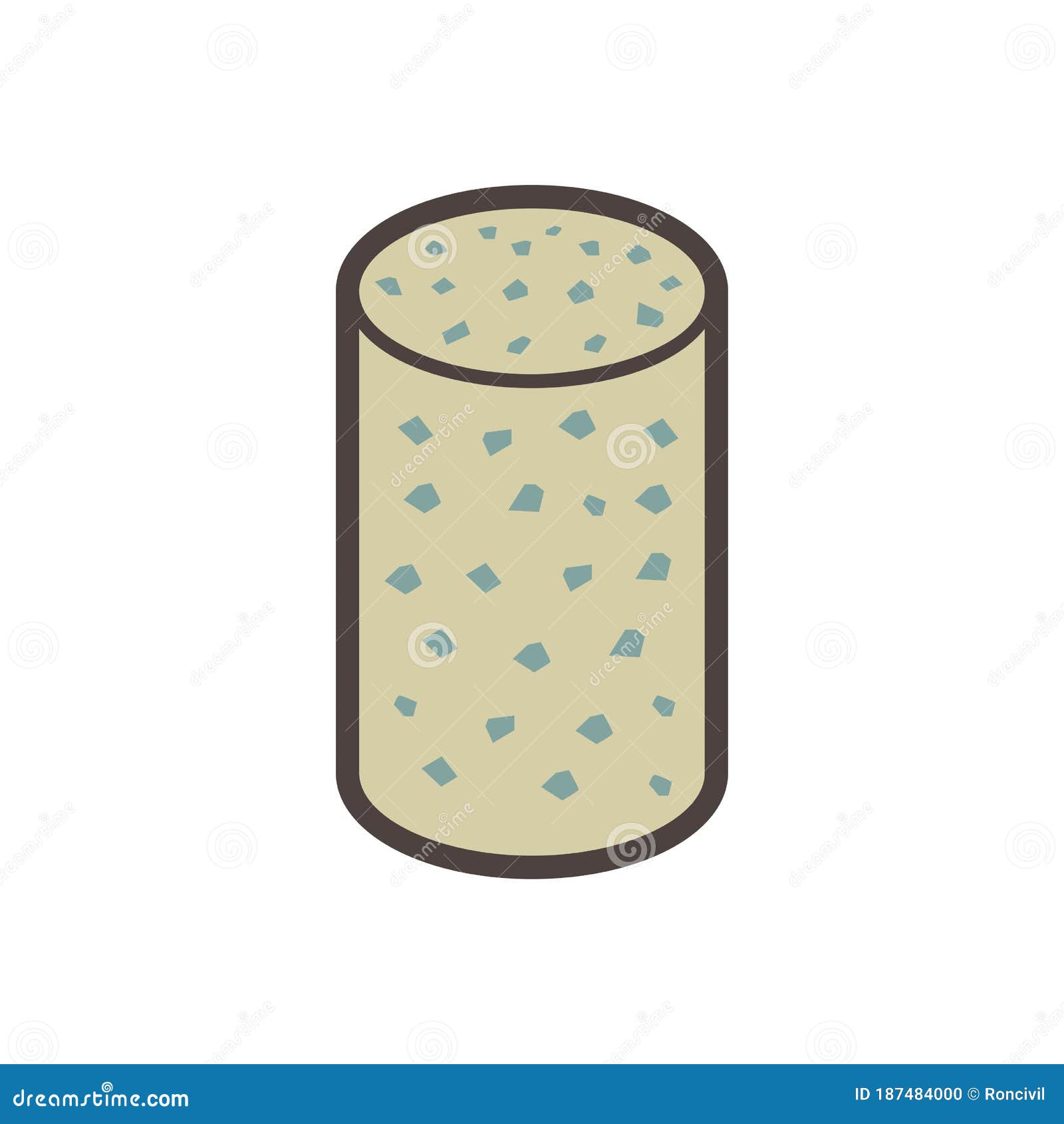 Concrete testing icon stock vector. Illustration of examination - 187484000