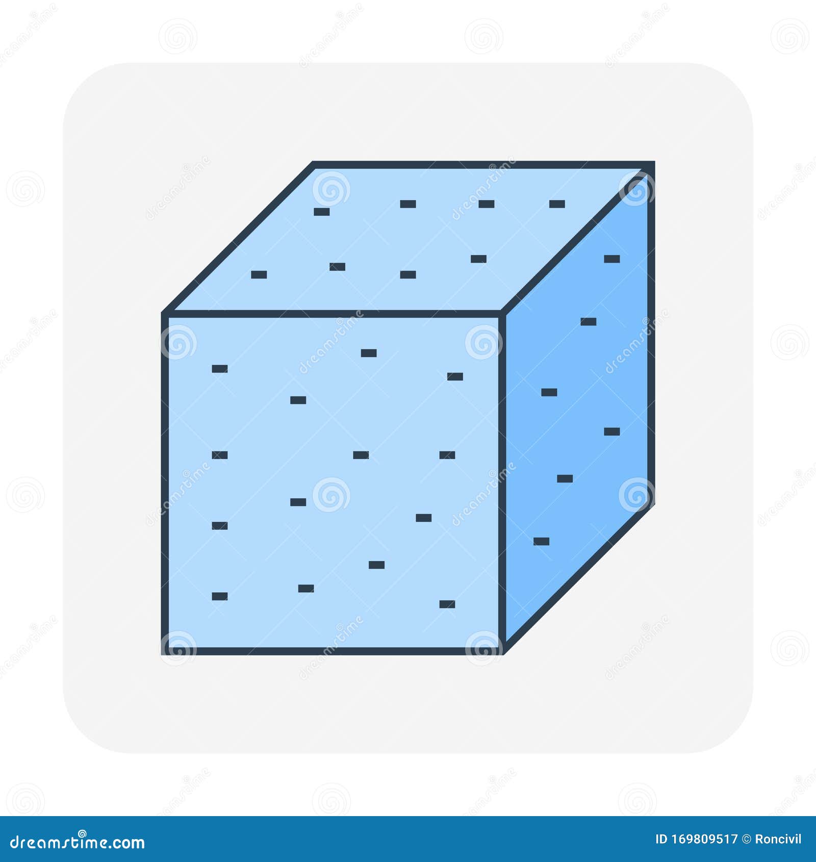 Concrete testing icon stock vector. Illustration of fresh - 169809517