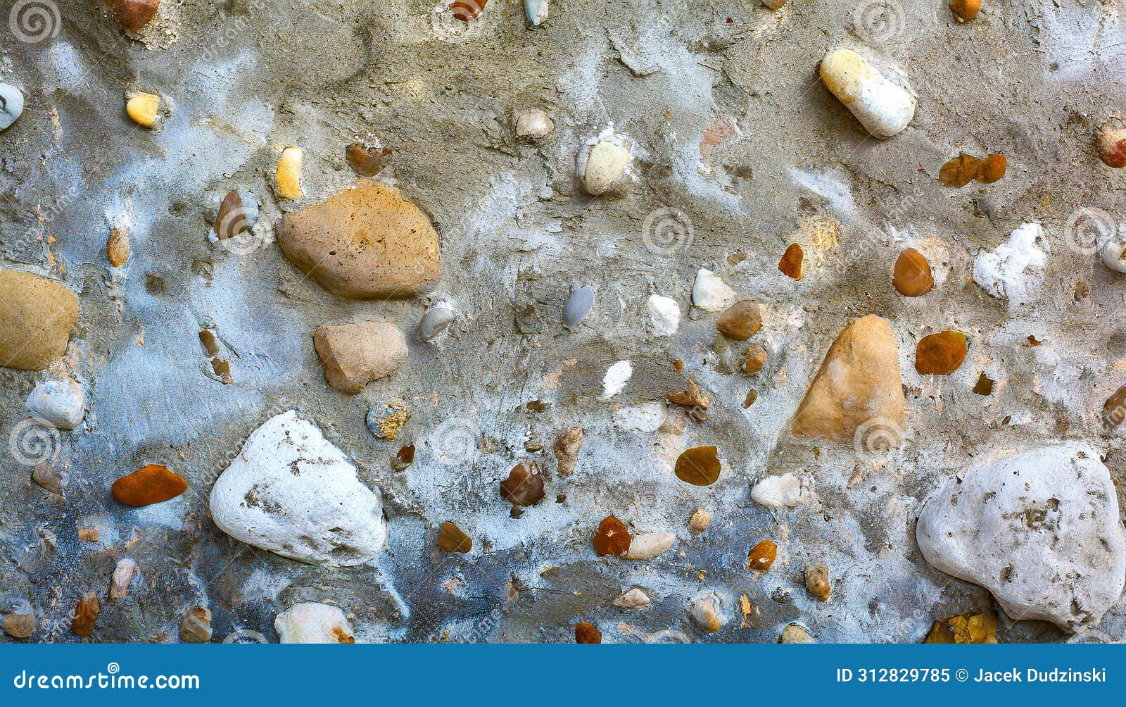 Concrete Texture with Small Stones Parts Inside Stock Illustration ...