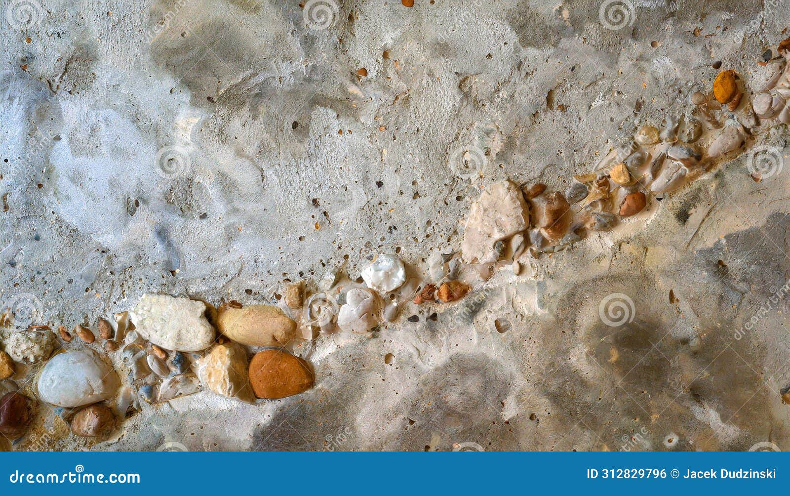 Concrete Texture with Small Stones Parts Inside Stock Illustration ...