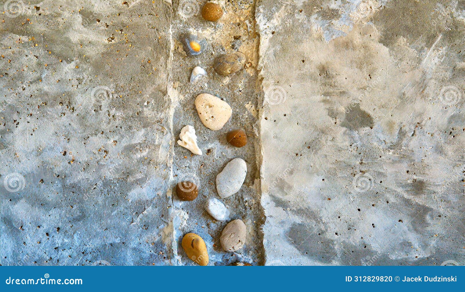 Concrete Texture with Small Stones Parts Inside Stock Illustration ...