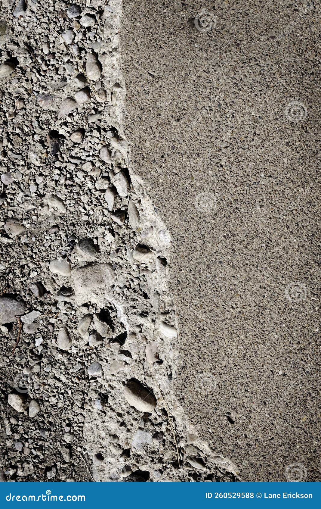 Concrete Texture Smooth and Broken Rough Stock Photo - Image of holes ...