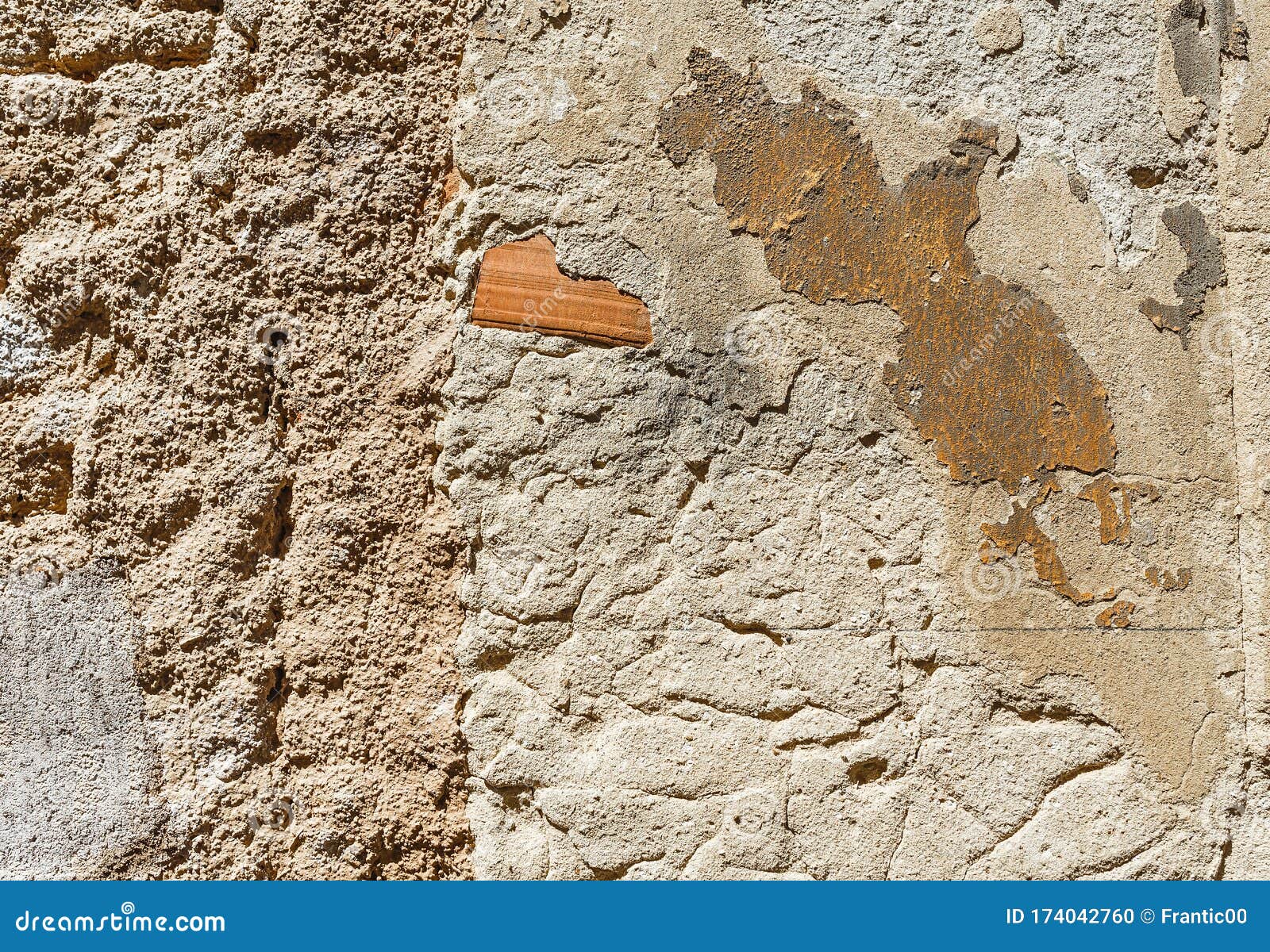 Concrete Texture of a Wall of Abandoned House Stock Photo - Image of ...