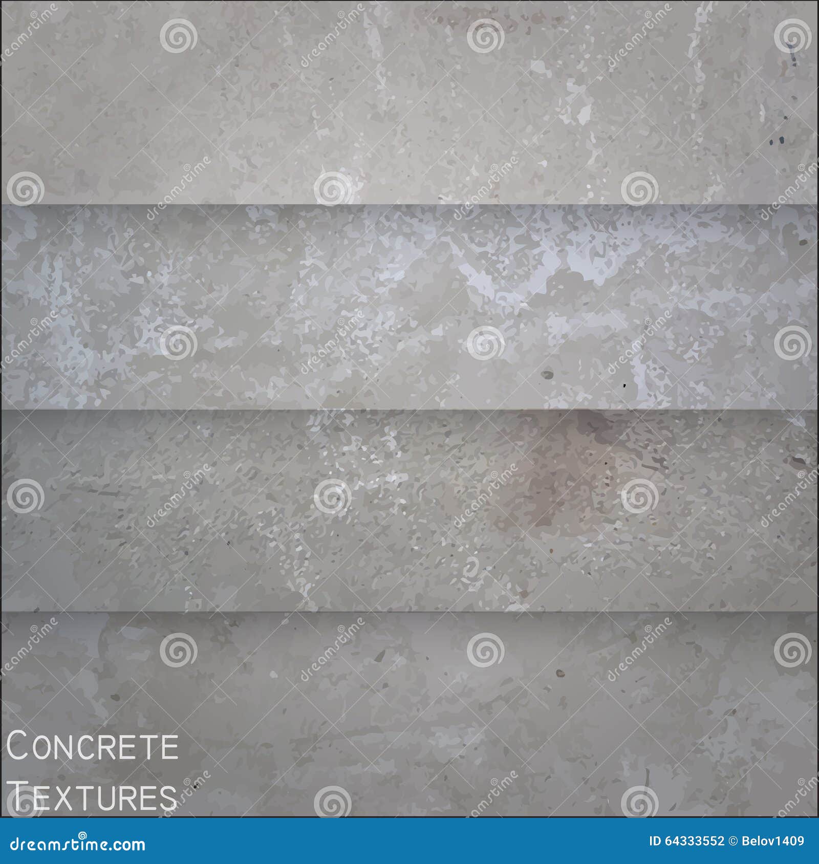 Concrete textures stock vector. Illustration of stone - 64333552