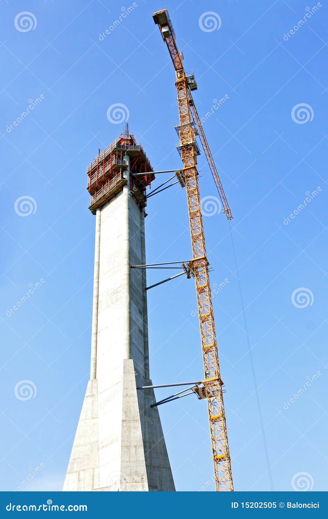 Concrete tower stock image. Image of building, exterior - 15202505