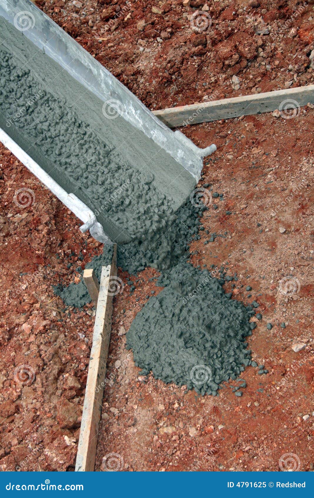 Concrete Truck On Construction Site Royalty-Free Stock Image ...