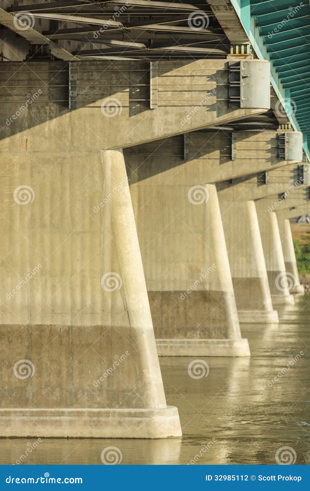 Concrete Trusses of a Bridge Stock Photo - Image of prince, outdoor ...