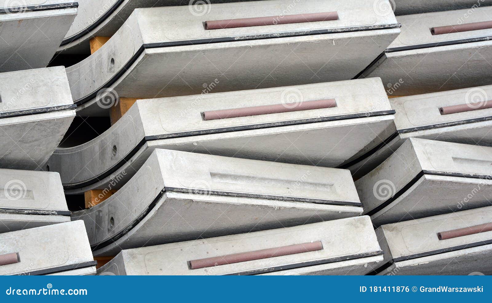 Place In The Concrete Wall For Installing A New Electrical Outlet ...