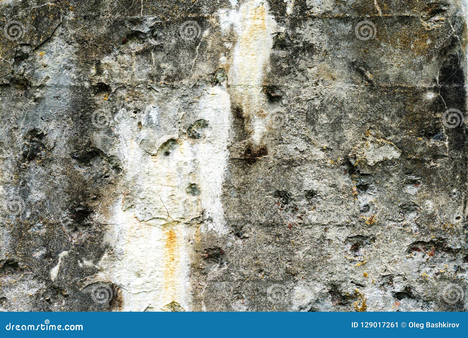 Concrete Wall As a Texture Destroyed by Time. Stock Image - Image of ...