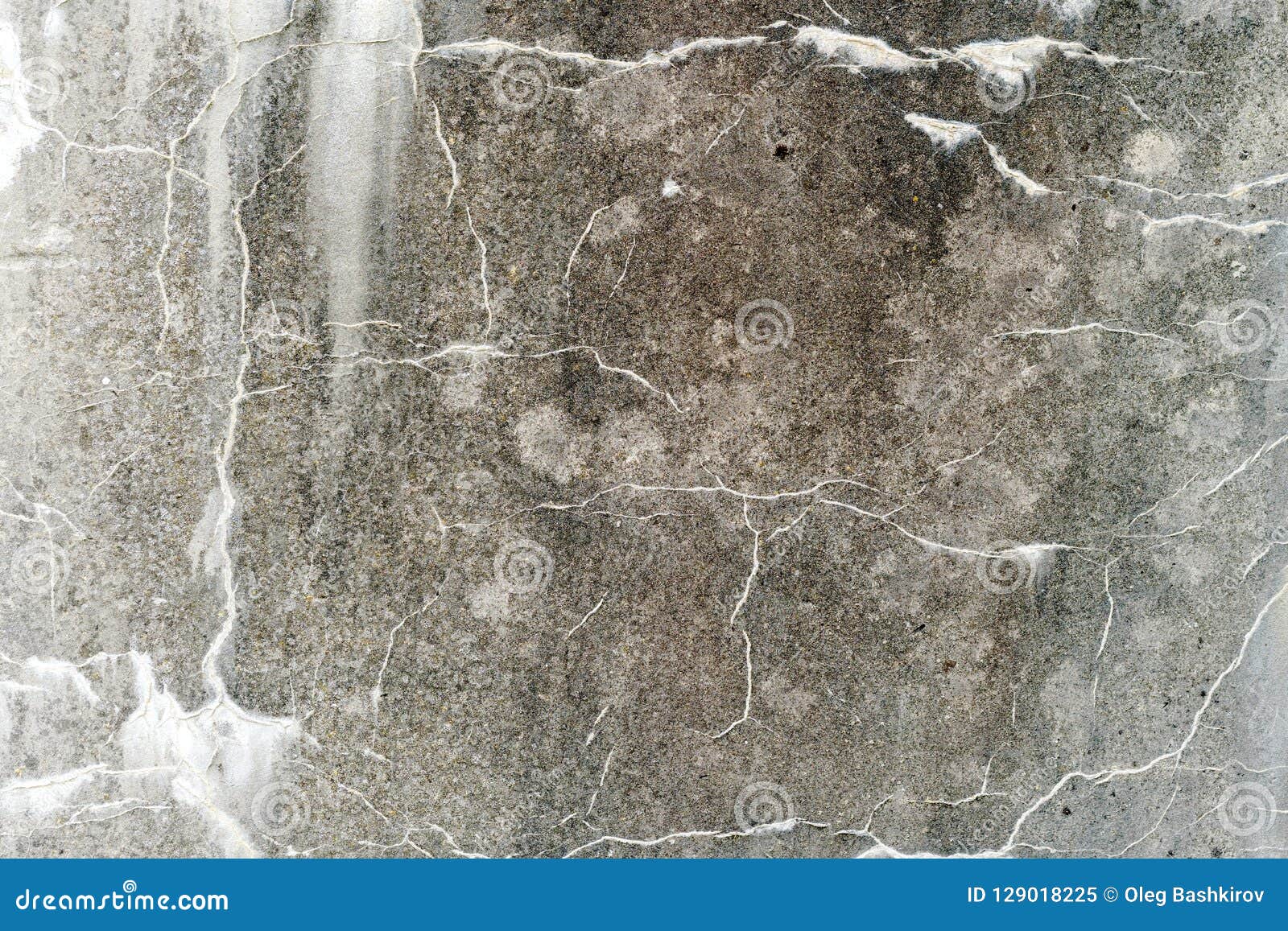 The Texture Of The Destroyed Concrete Slab With Rusty Reinforcement ...