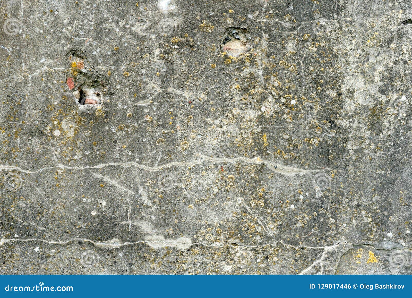 Concrete Wall As a Texture Destroyed by Time. Stock Photo - Image of ...