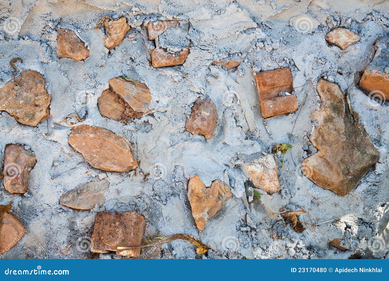 Concrete Wall with Brick Pattern Stock Photo - Image of backdrop, floor ...