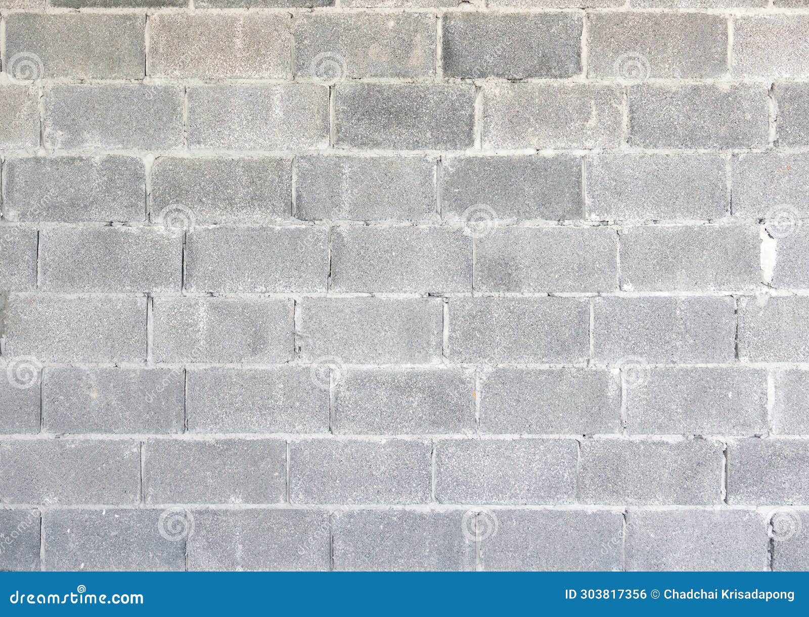 Concrete Wall with Cement Block and Plaster at Construction Site Stock ...
