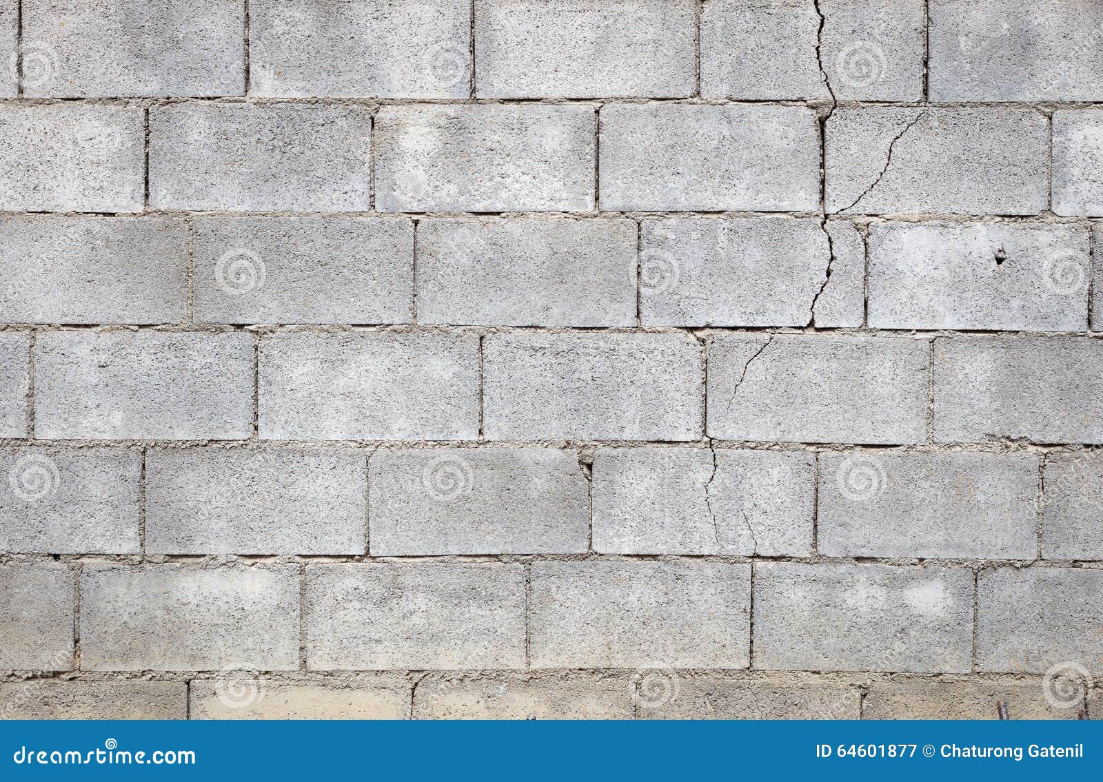 Concrete wall crack stock image. Image of brick, construction - 64601877