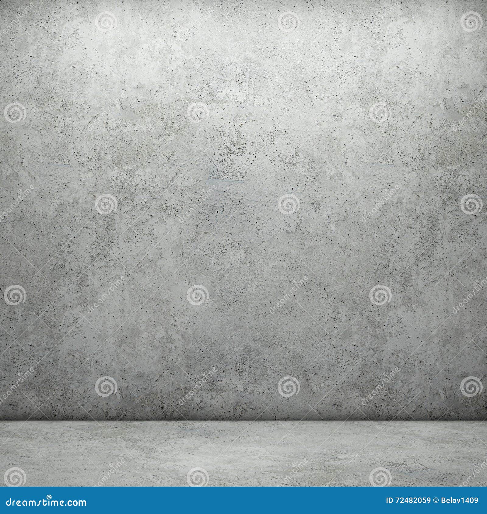 Concrete wall and floor stock illustration. Illustration of room - 72482059
