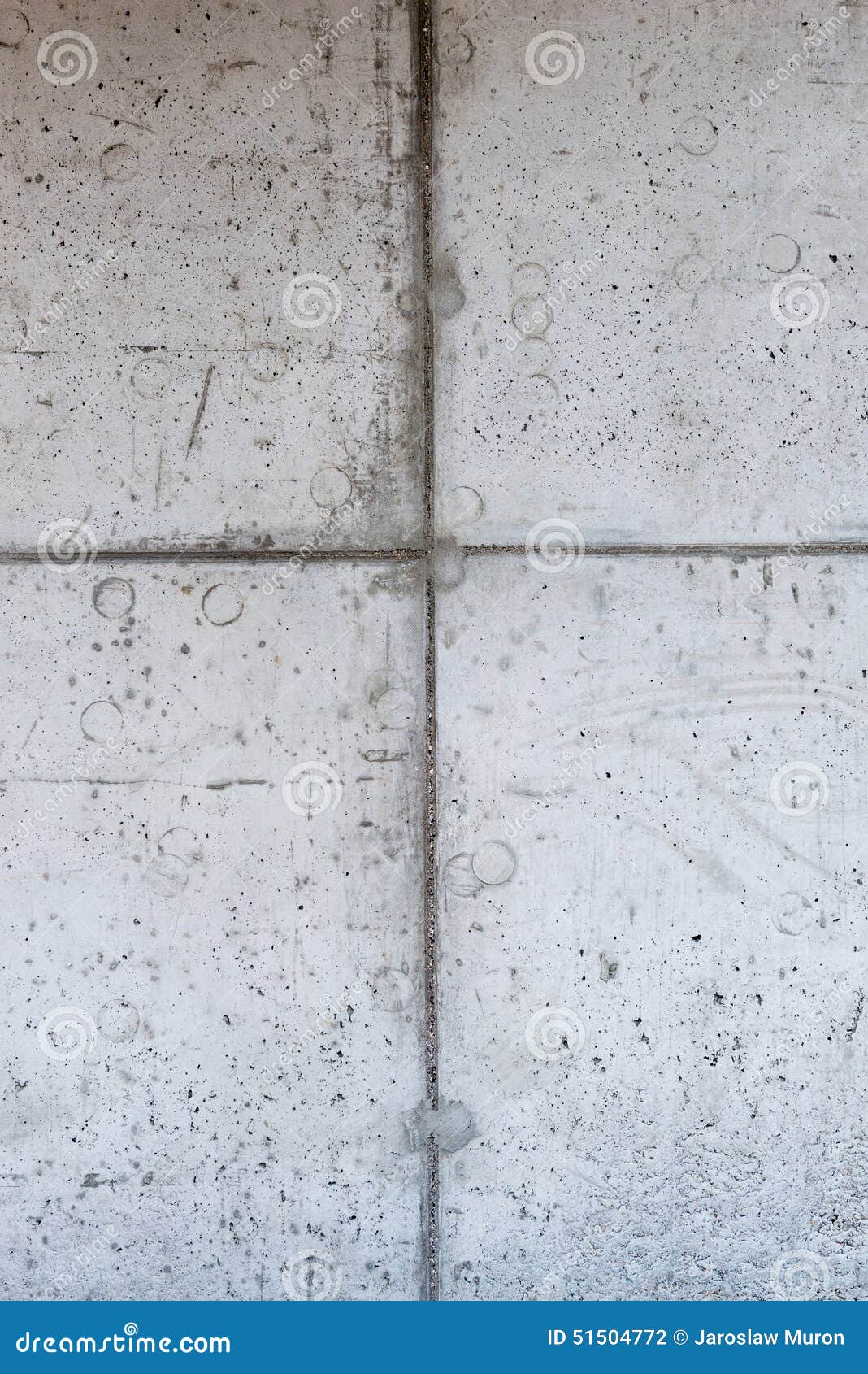 Concrete Wall with Formwork Pattern Stock Photo - Image of color, wall ...