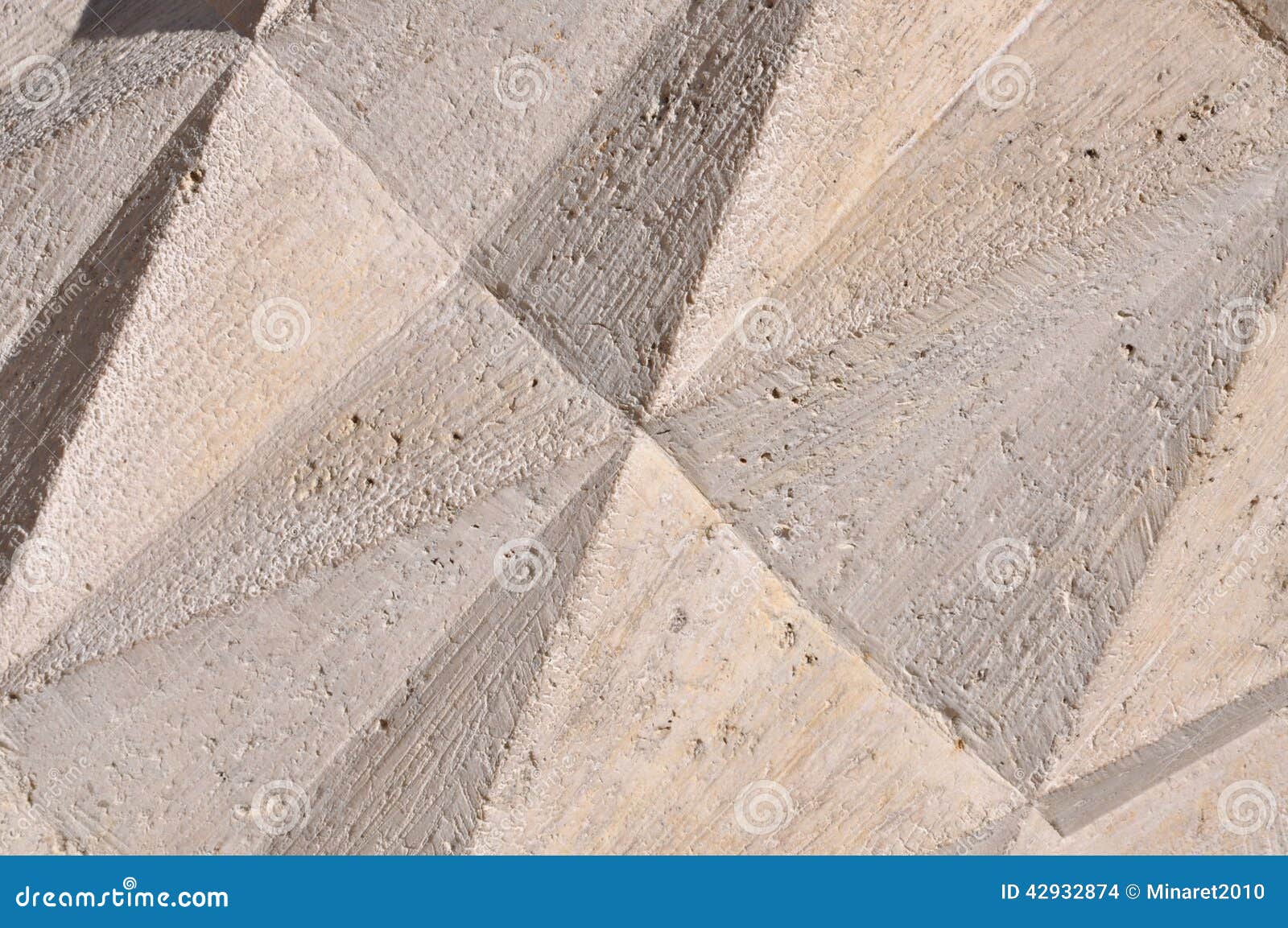 Concrete Wall with Geometric Figures Stock Photo - Image of puzzle ...
