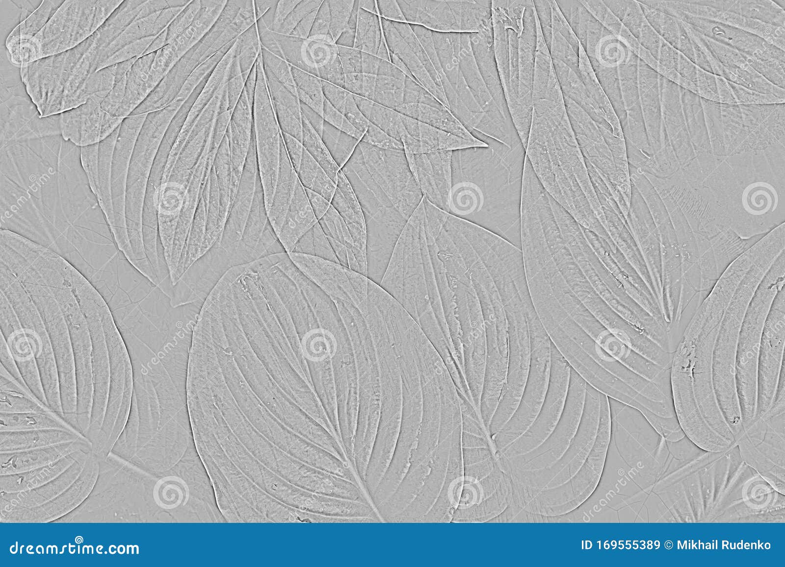 Concrete Wall with Gray Leaf Texture, Abstract Simple Backgrounds Stock ...