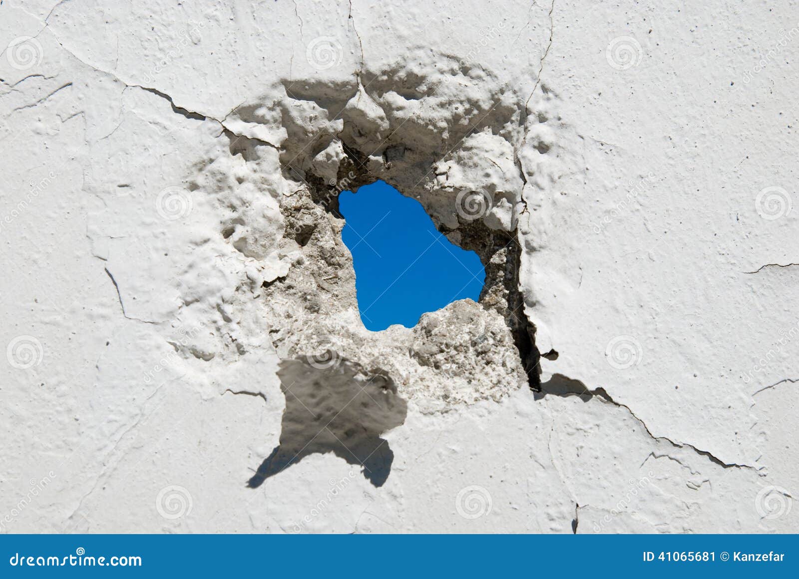 Concrete wall with holes stock image. Image of architectural - 41065681