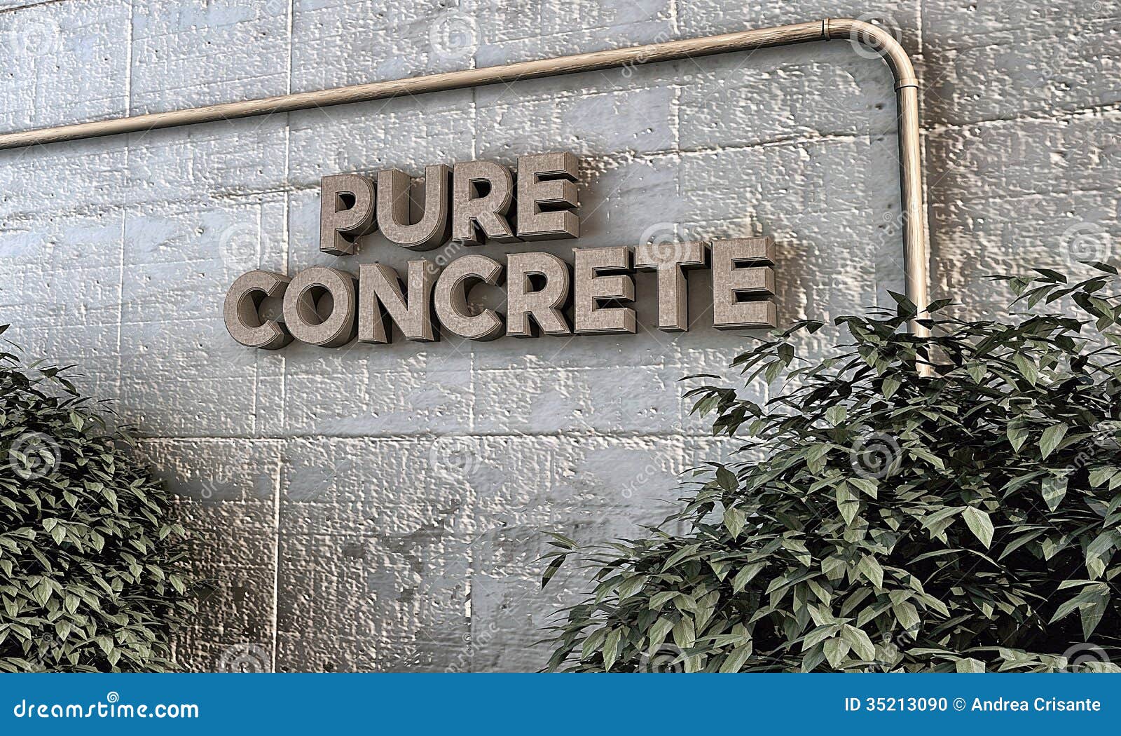 Concrete wall stock illustration. Illustration of texture - 35213090