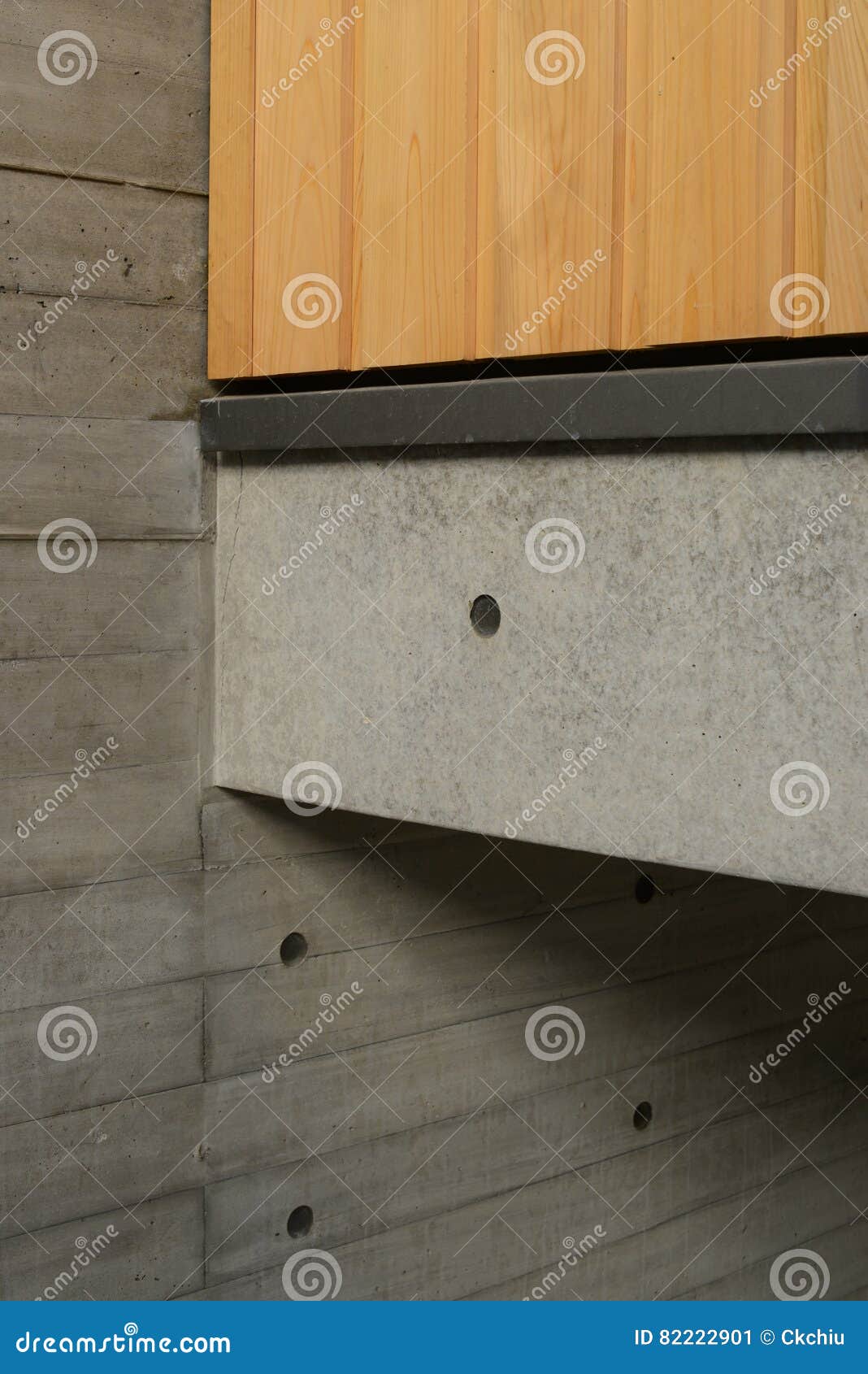 Concrete wall in Japan stock image. Image of modern, architect - 82222901