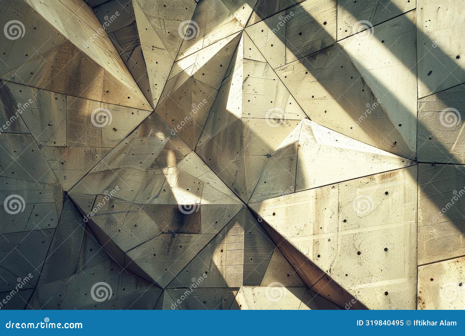 A Concrete Wall is Lit Up by a Beam of Light, Highlighting Its Texture ...