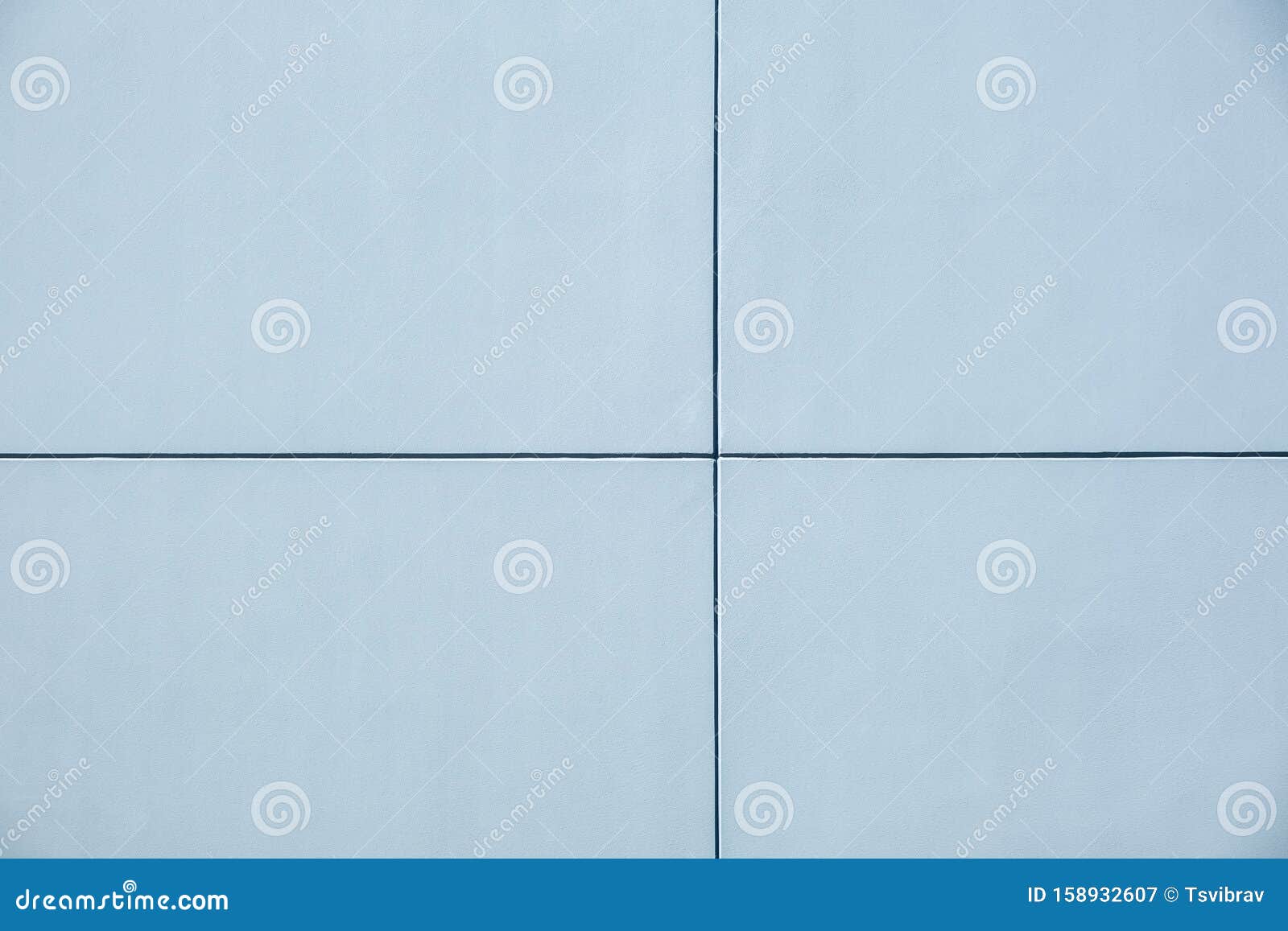 Concrete Wall Panels Divided into Four Sections. Stock Image - Image of ...