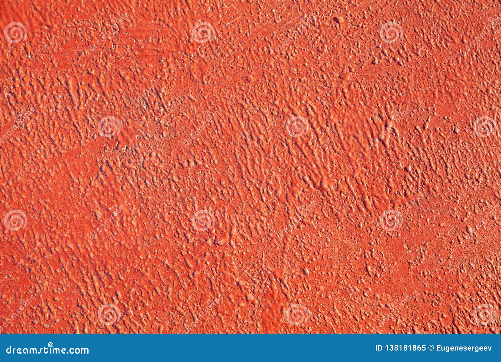 Concrete Wall with Red Paint Stock Image - Image of blank, pattern ...