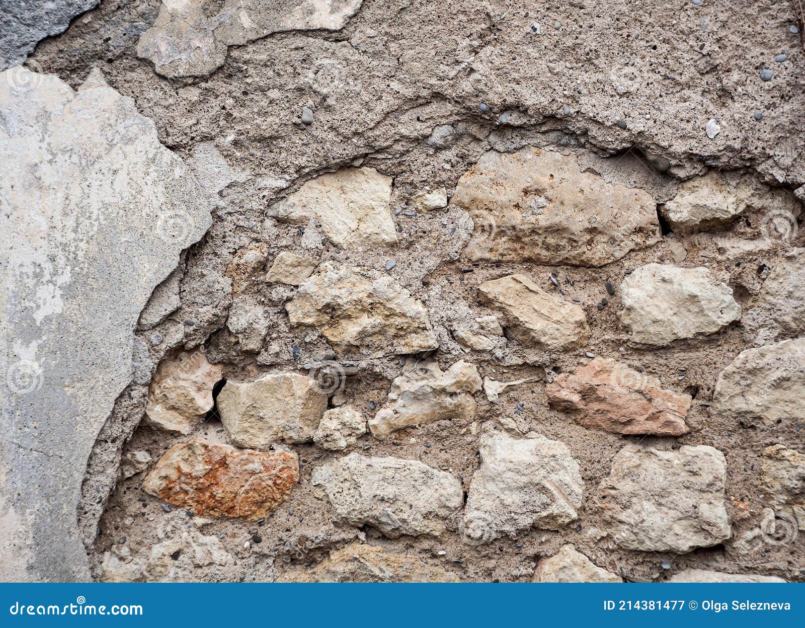 Concrete Wall with Rough Smears Stock Image - Image of dirty, texture ...