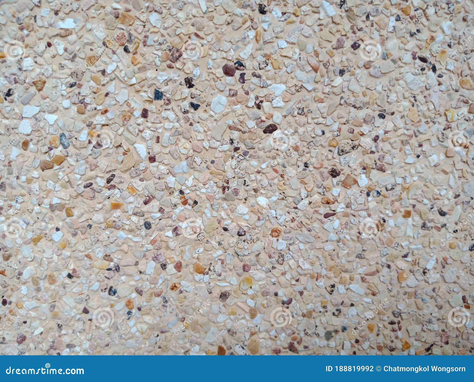 Concrete Wall with Small Stone Texture Stock Photo - Image of texture ...