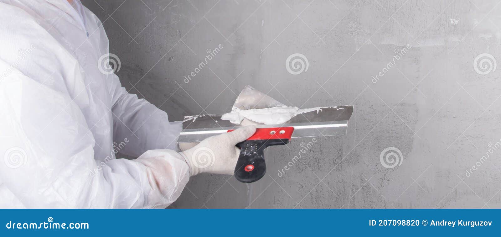 Concrete Wall with Space for Writing and Wall Alignment Work Stock ...