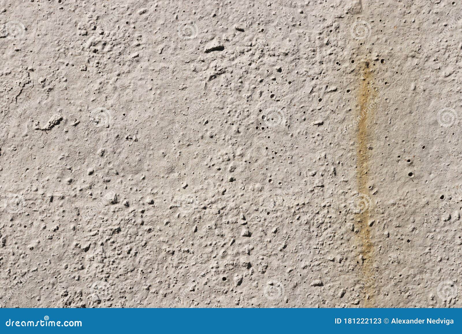 Concrete Wall Texture with Rust Stain Stock Image - Image of bare ...