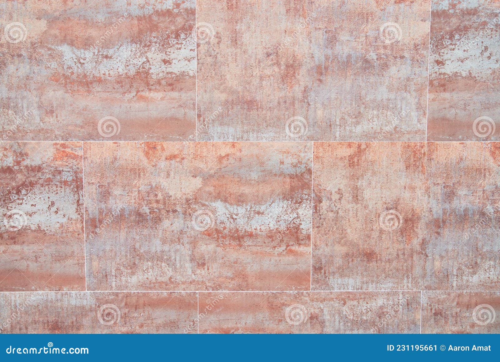 Concrete Wall Texture with Rusty Surface Stock Image - Image of built ...