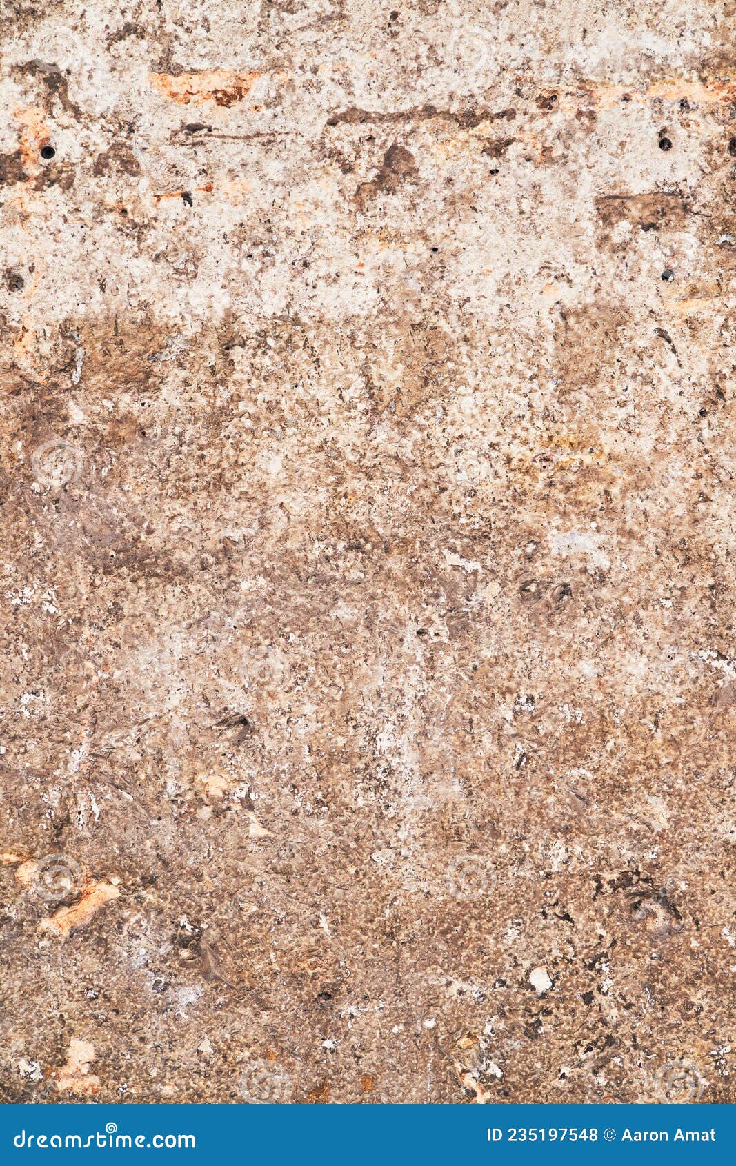Concrete Wall Texture with Rusty Surface Stock Photo - Image of cement ...