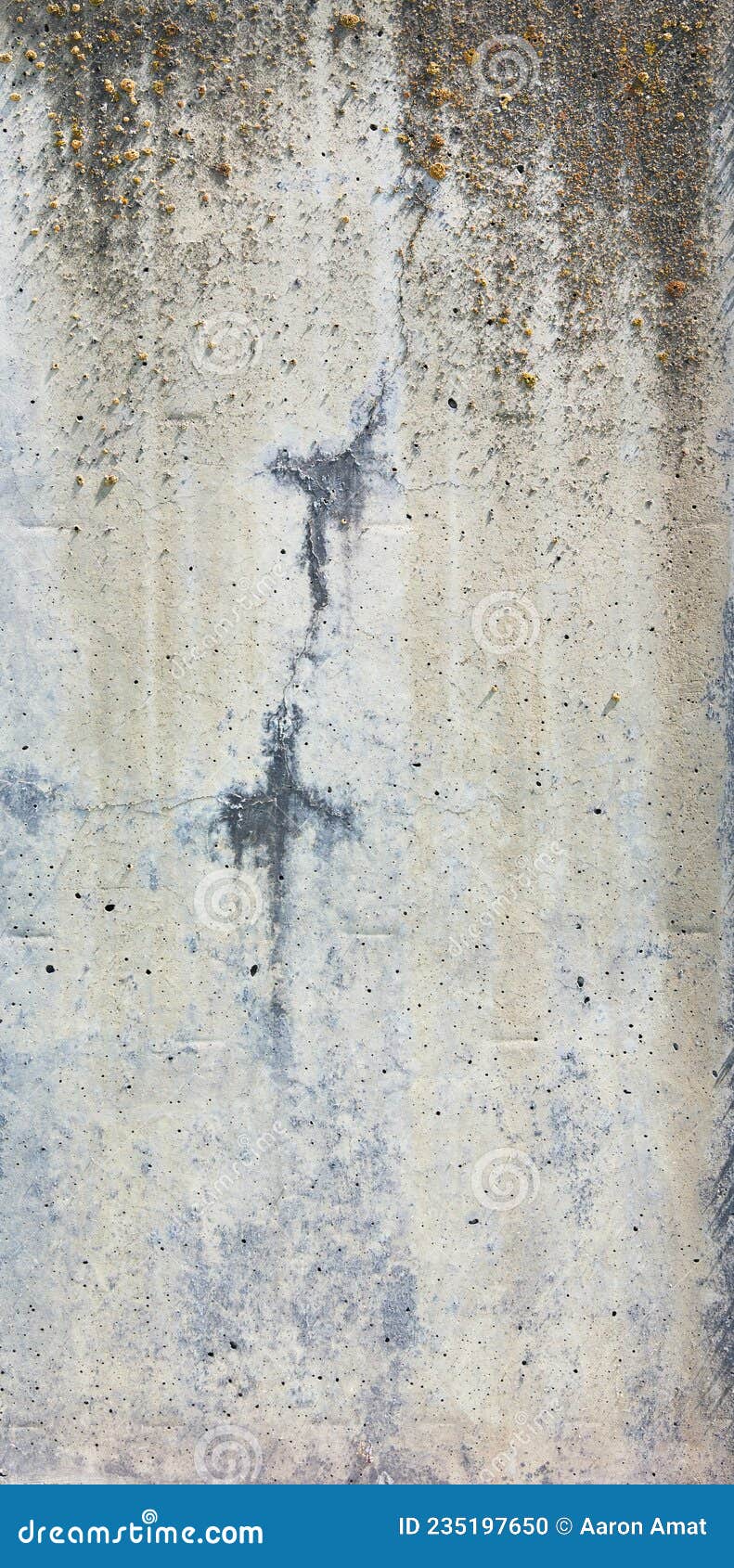 Concrete Wall Texture with Rusty Surface Stock Photo - Image of built ...