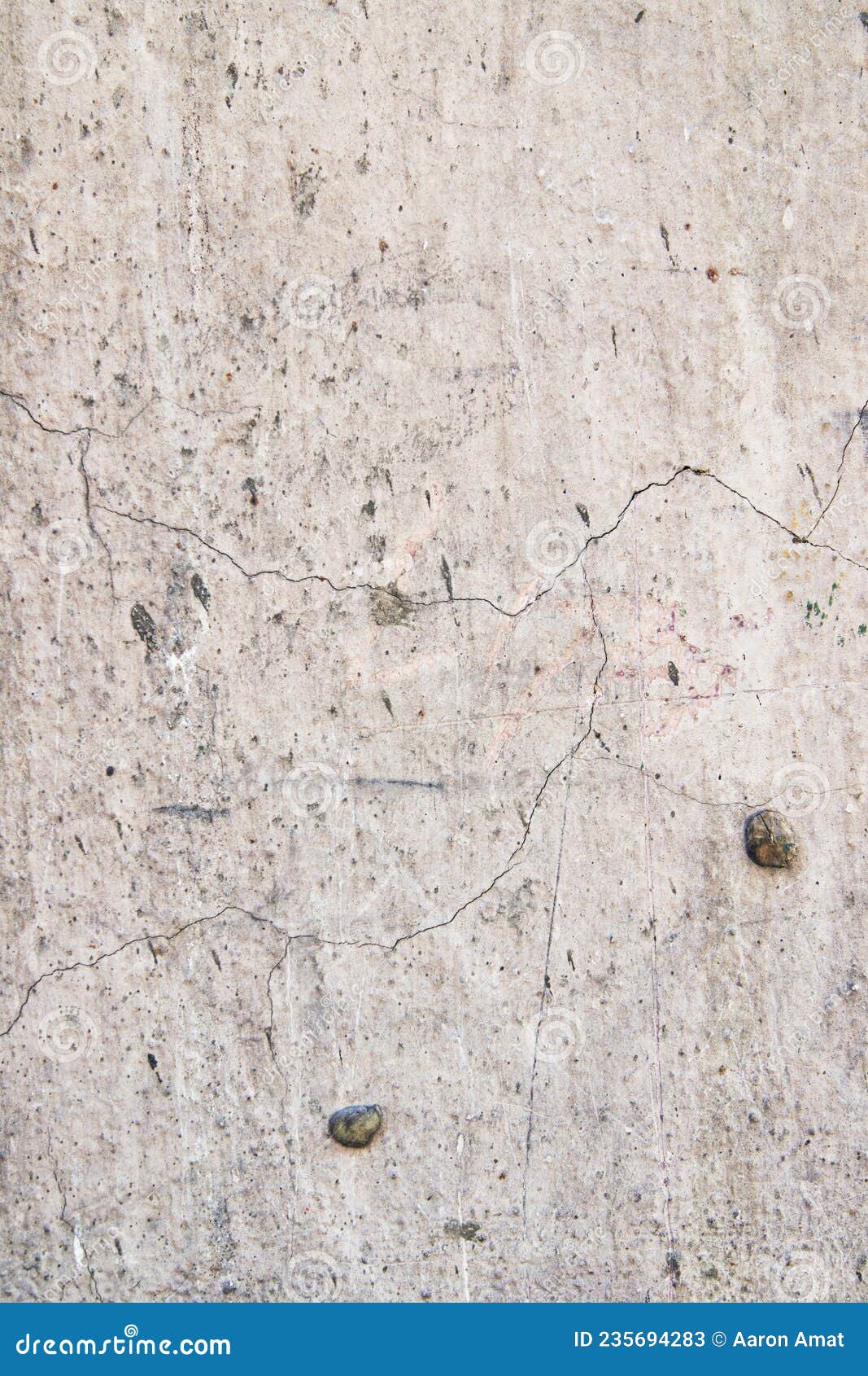 Concrete Wall Texture with Rusty Surface Stock Image - Image of ...