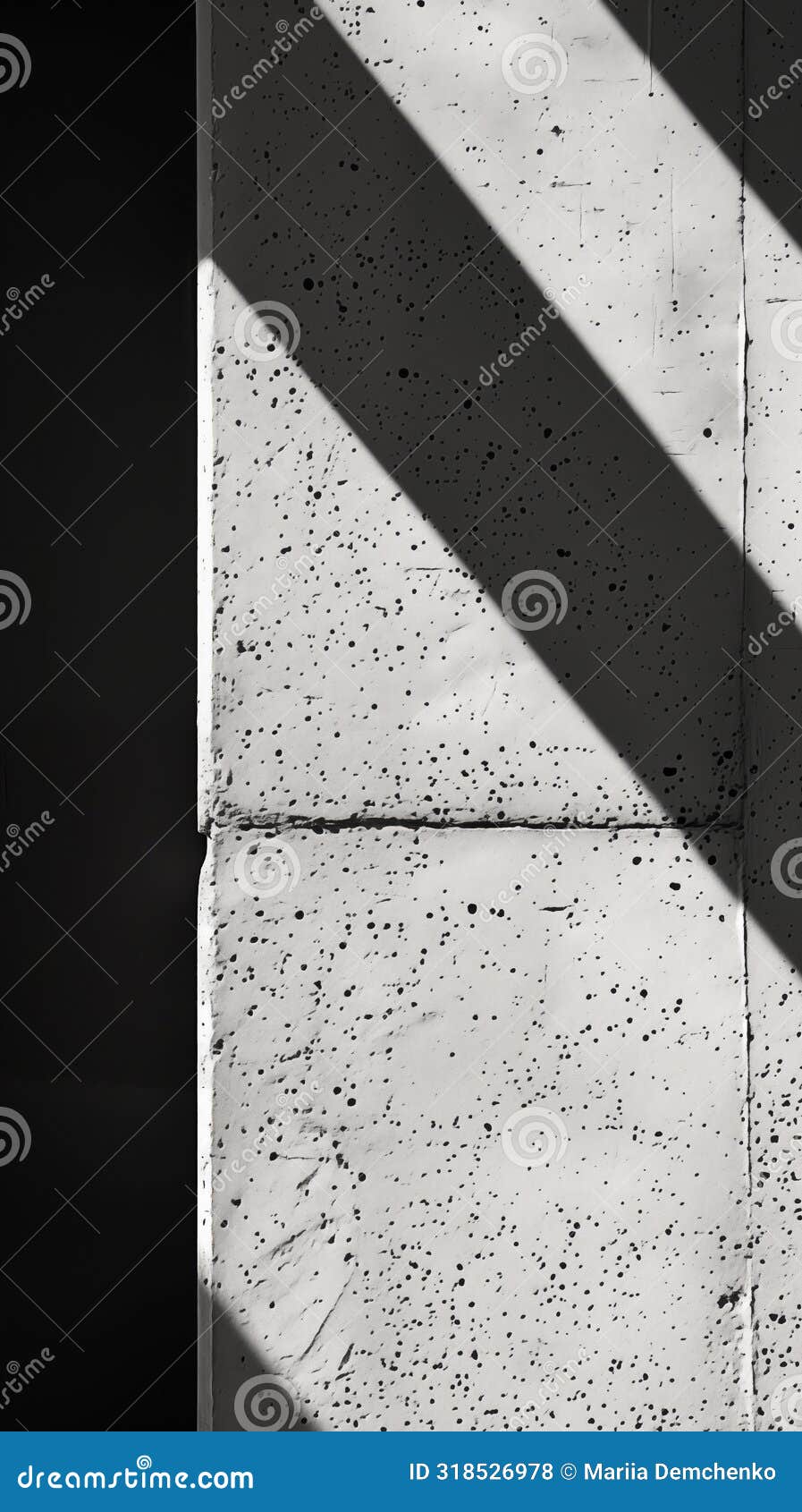 Concrete Wall Texture with Sunlight and Shadow Stock Photo - Image of ...